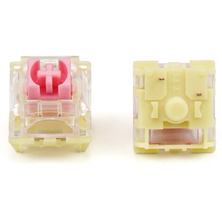 TTC Gold Pink Linear Switch Mechanical Gaming Keyboard Switches (70/90 ...