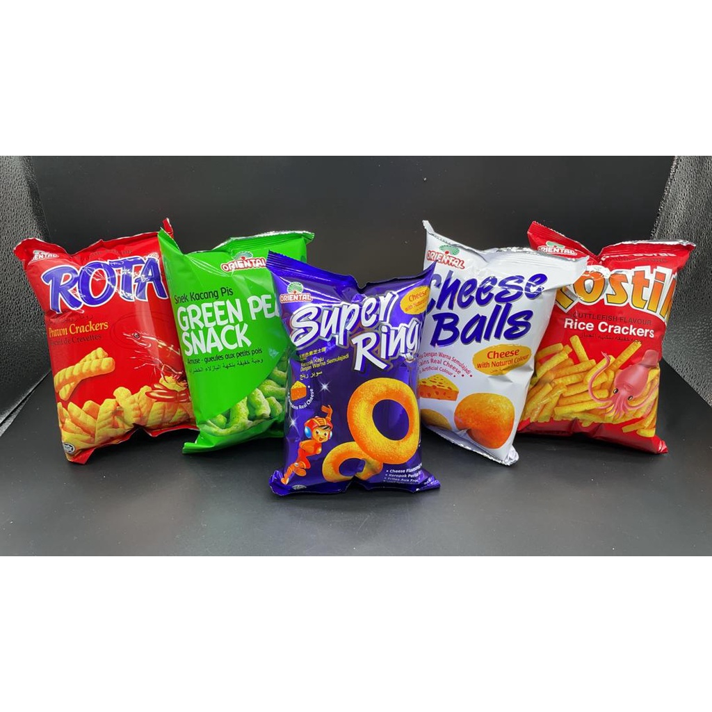 Oriental - Super Ring / Cheese Ball/ Green Pea/ Rota Prawn/ Rostick ...