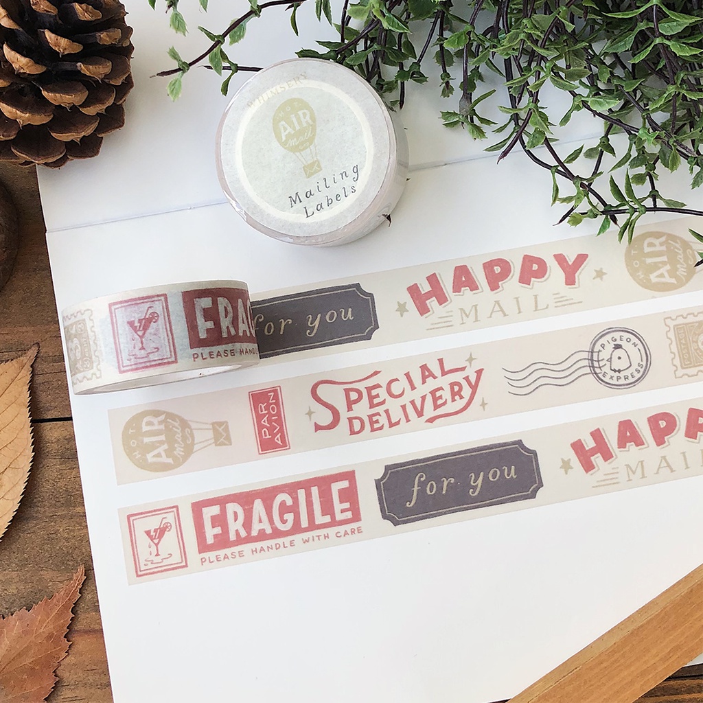 Mailing Labels Washi Tape | Journaling | Planner Sticker | Whimsery ...