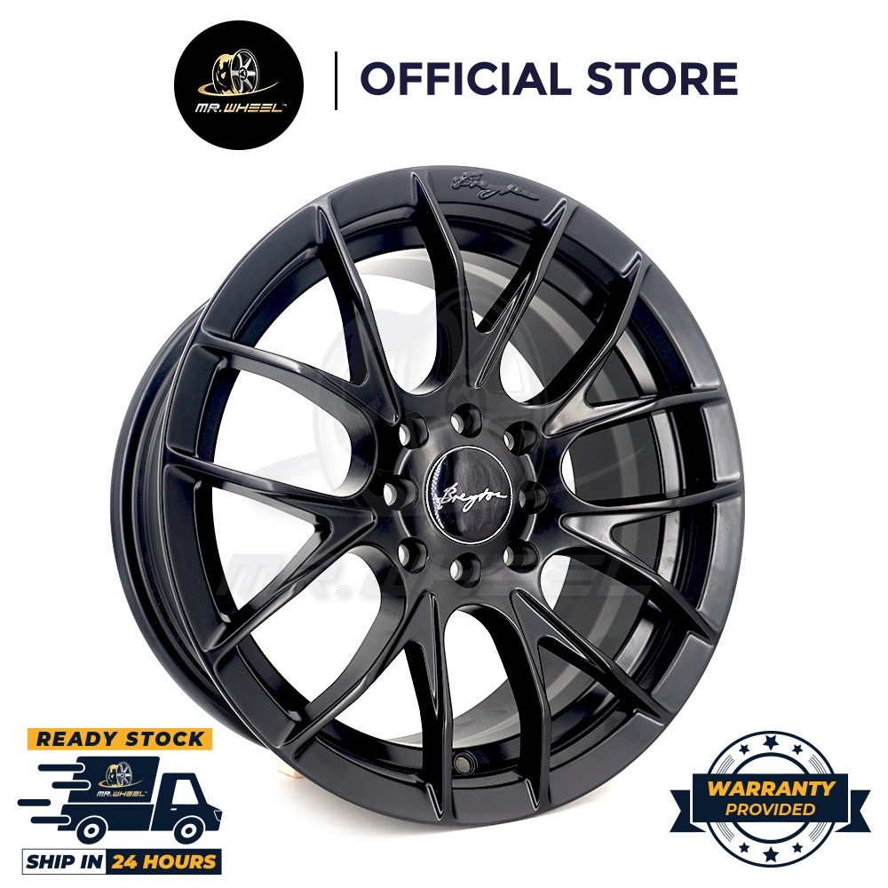 New Sport Rim BREYTON RACE GTS-R 15x7 8H100/114.3 ET35 Matt Black 15 ...