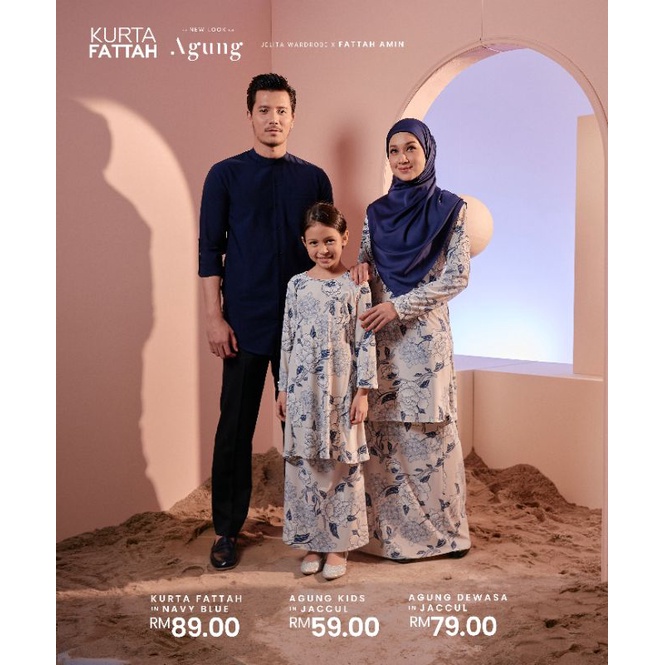 READY STOCK KURUNG AGUNG by Jelita Wardrobe JACCUL (IBU & ANAK ...