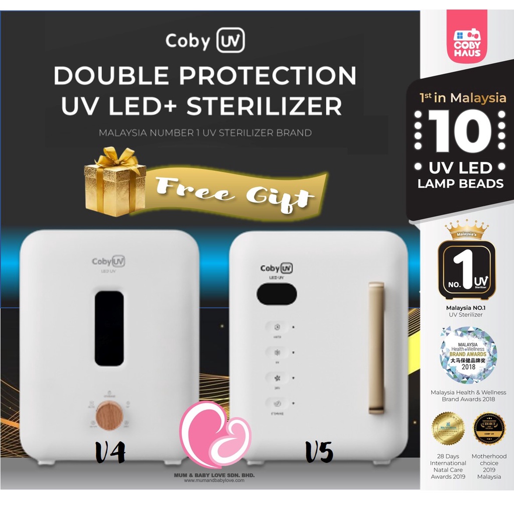 [New Version] Coby UV V4 / V5 LED UV Sterilizer+ FREE GIFT | Shopee ...