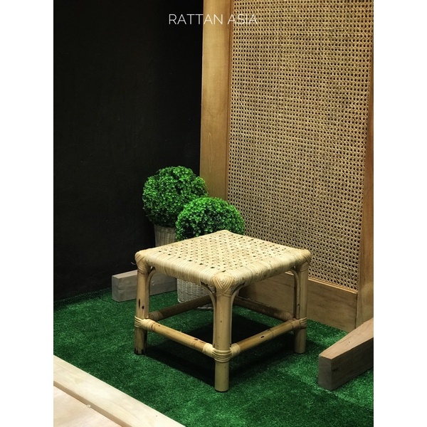 Rattan Manau Stool (PREMIUM) | Shopee Malaysia