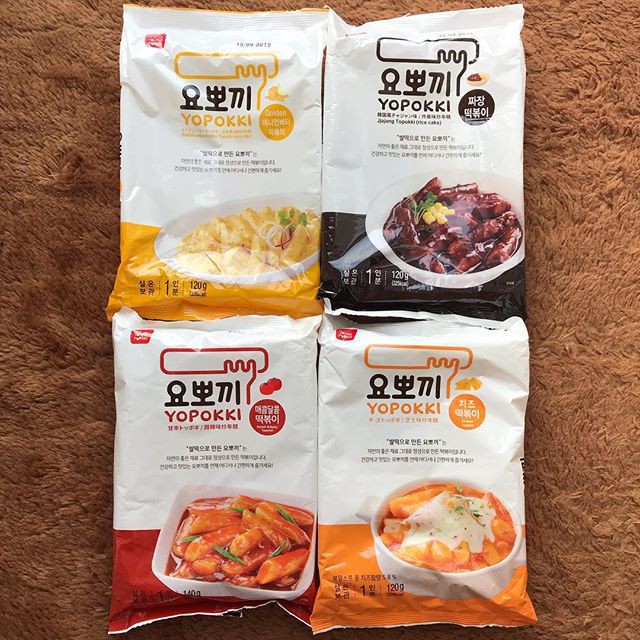 Topokki Instant Tteokbokki Rice Cake 240g 3 jenis Onion butter/Hot ...