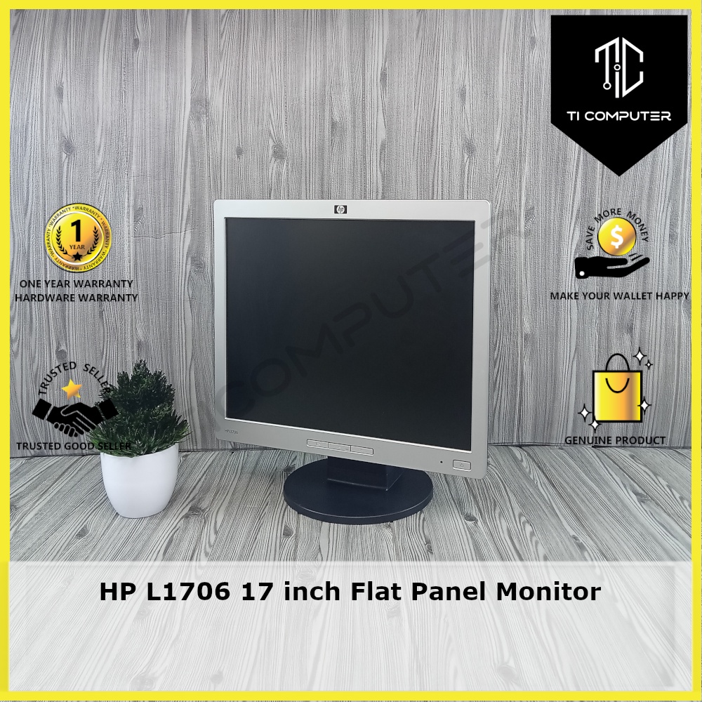 HP L1706 Square 17 inch Flat Panel Refurbished Monitor | Shopee Malaysia