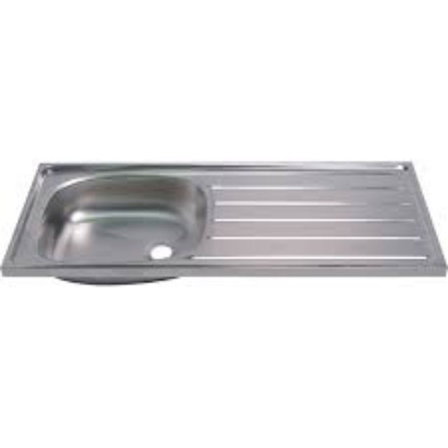 Light Duty aluminium SINK BOWL 0.3MM 18" X 42" / sinki dapur | Shopee ...
