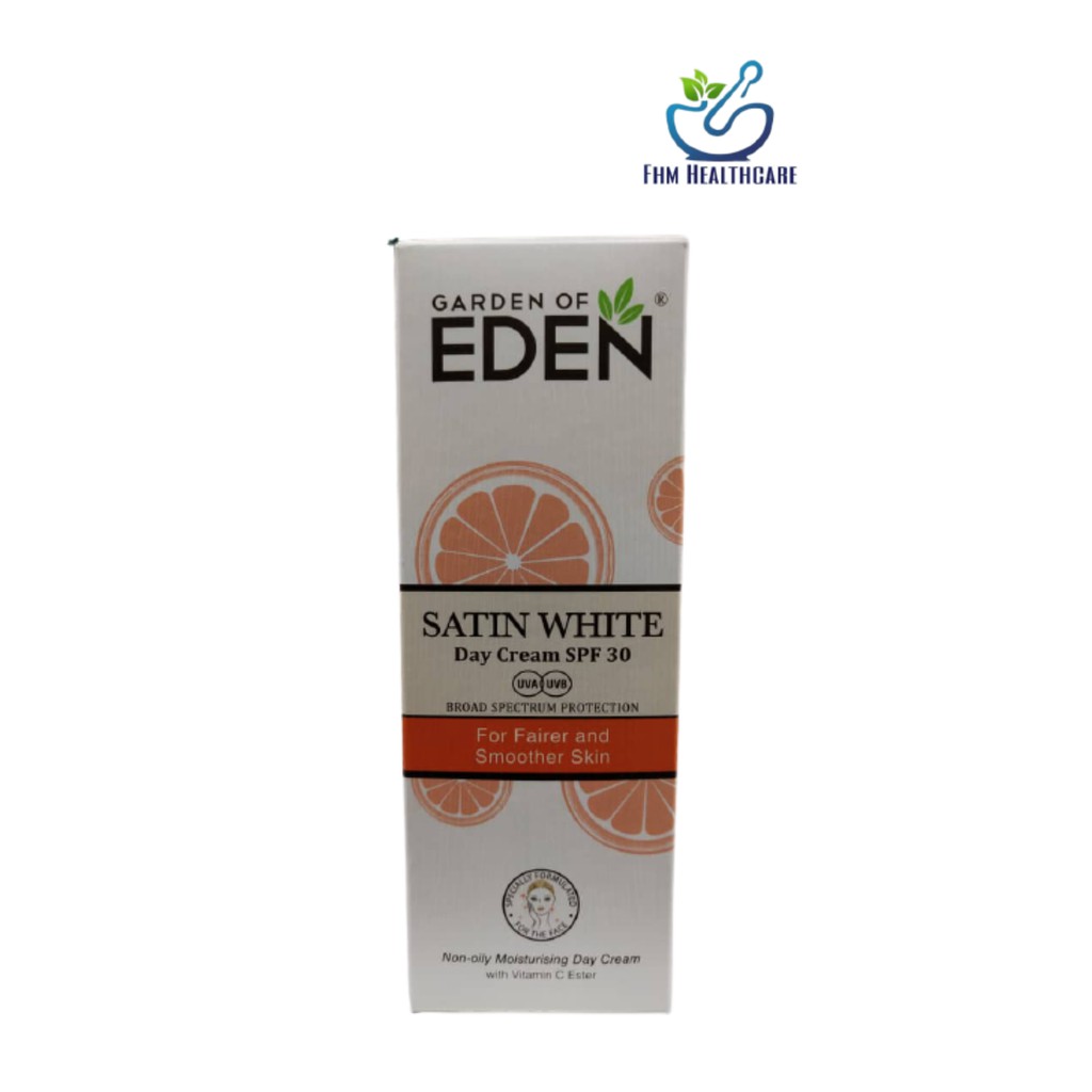 EDEN SATIN WHITE DAY CREAM 40GM | Shopee Malaysia