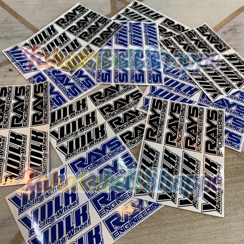Stiker rim te37/Stiker rim/rim te37/ stiker rim kereta tahan/sticker ...