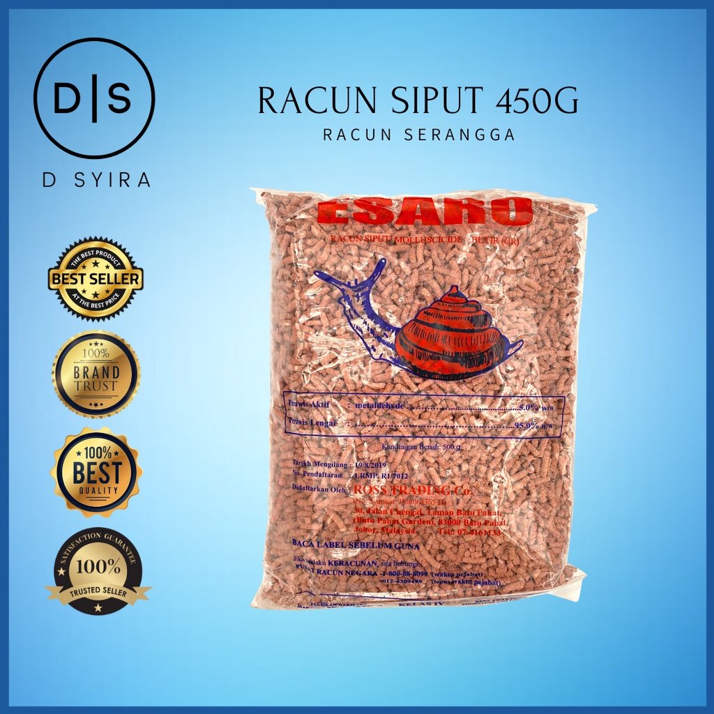 Racun Kawalan Siput Dan Lintan Bulan 500g untuk Tanaman | Shopee Malaysia