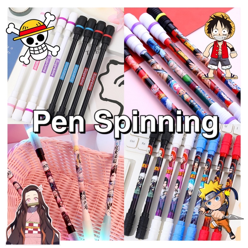 Ready stock Pen Spinning pen spin pencil lampu pen spinning light ...
