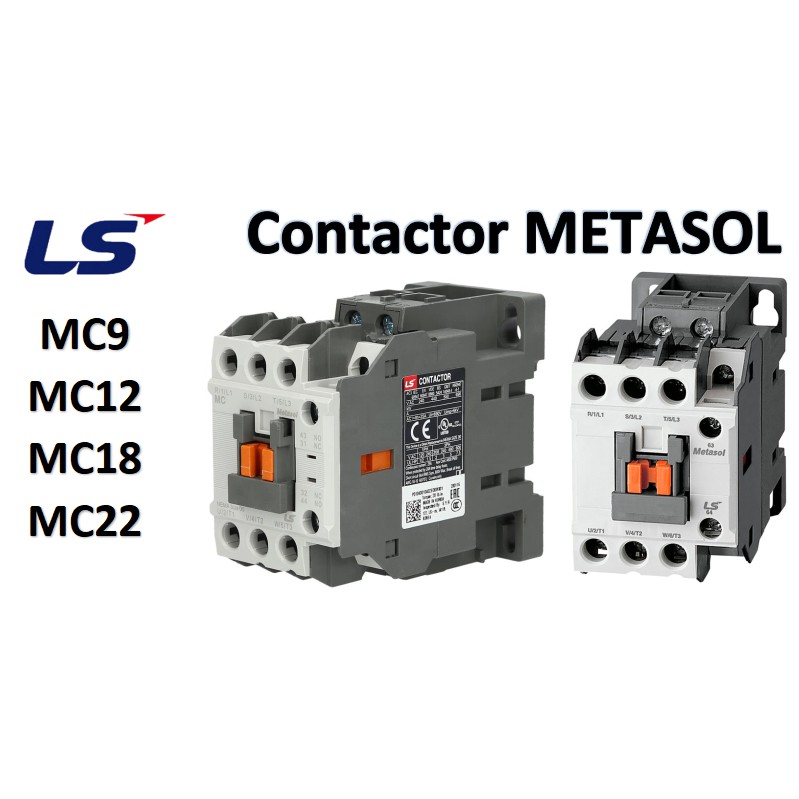 LS Contactor MC9 MC12 MC18 MC22 METASOL ac contactor | Shopee Malaysia