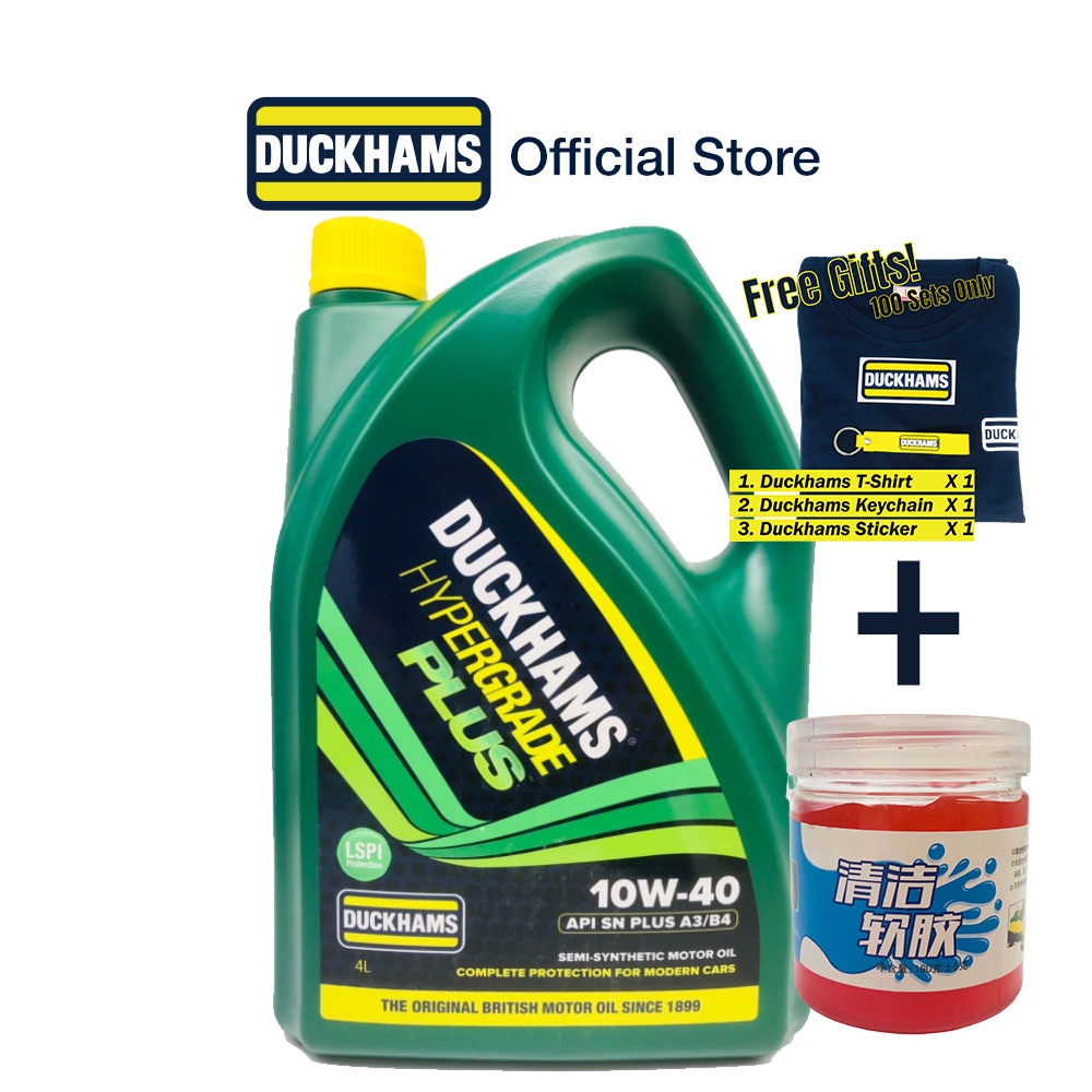 DUCKHAMS HYPERGRADE PLUS 10W-40 SN PLUS (4 LITERS) - SEMI SYNTHETIC ...