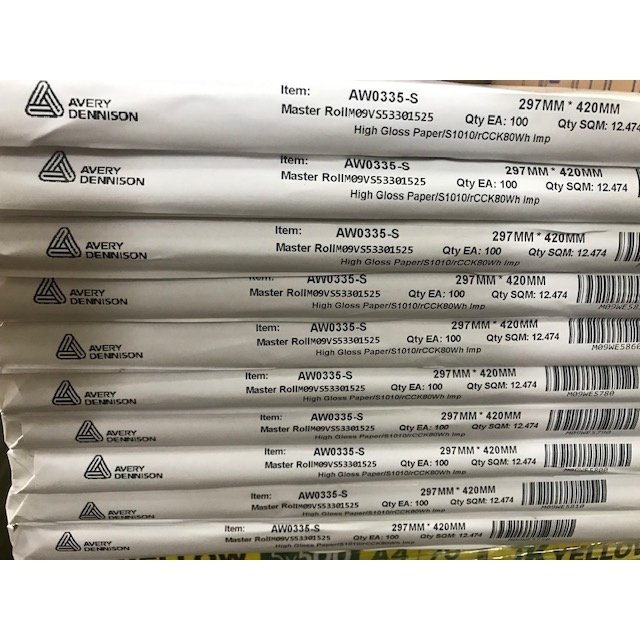 AVERY DENNISON FASSON STICKER / MIRRORKOTE A3 (100 sheets) | Shopee ...