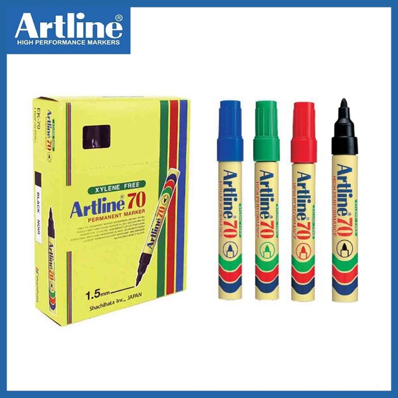 Artline 70 High Performance Permanent Marker (12 Pcs) | Shopee Malaysia