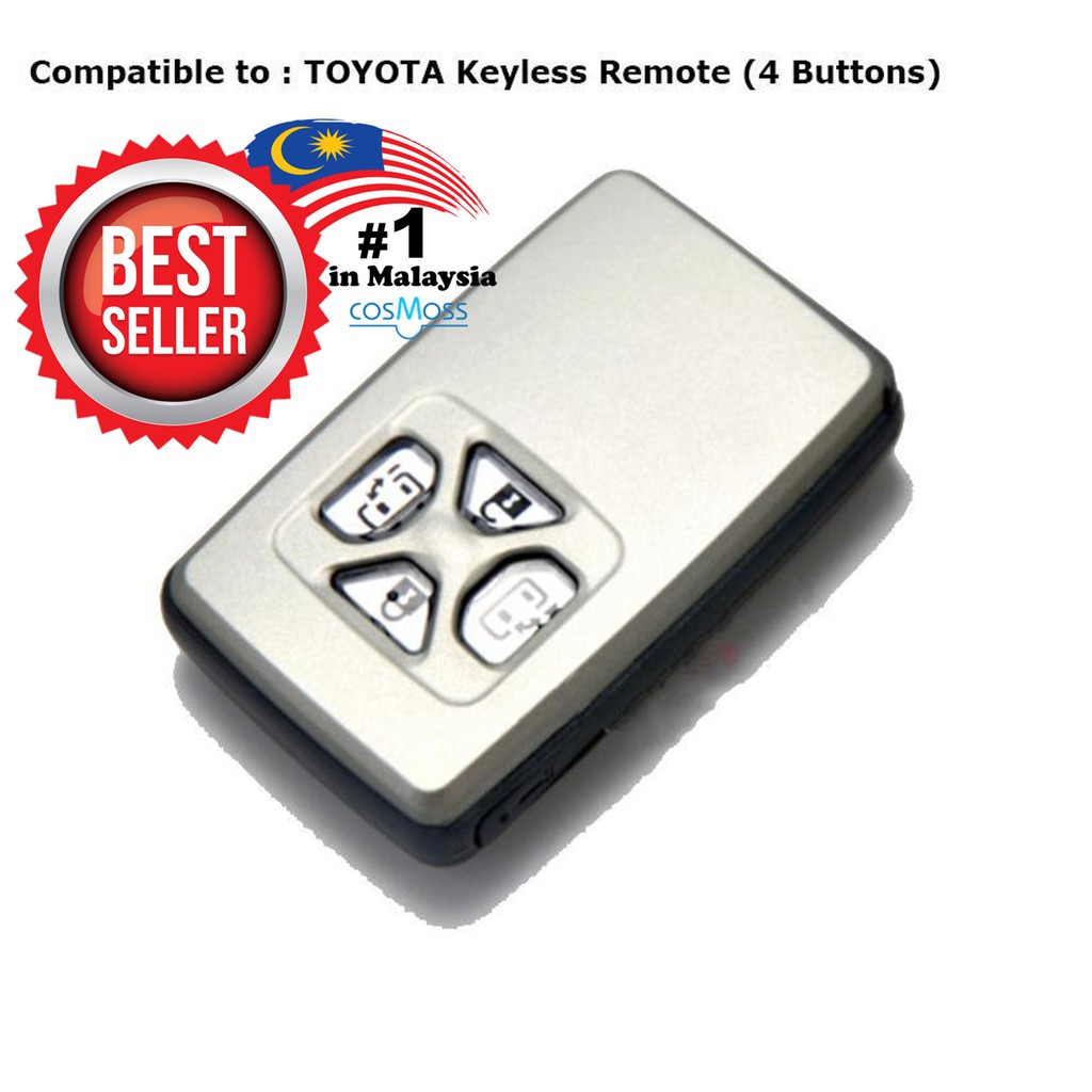 TOYOTA ESTIMA / ALPHARD / VELLFIRE REMOTE KEY CASE CASING SMART KEY 4 ...