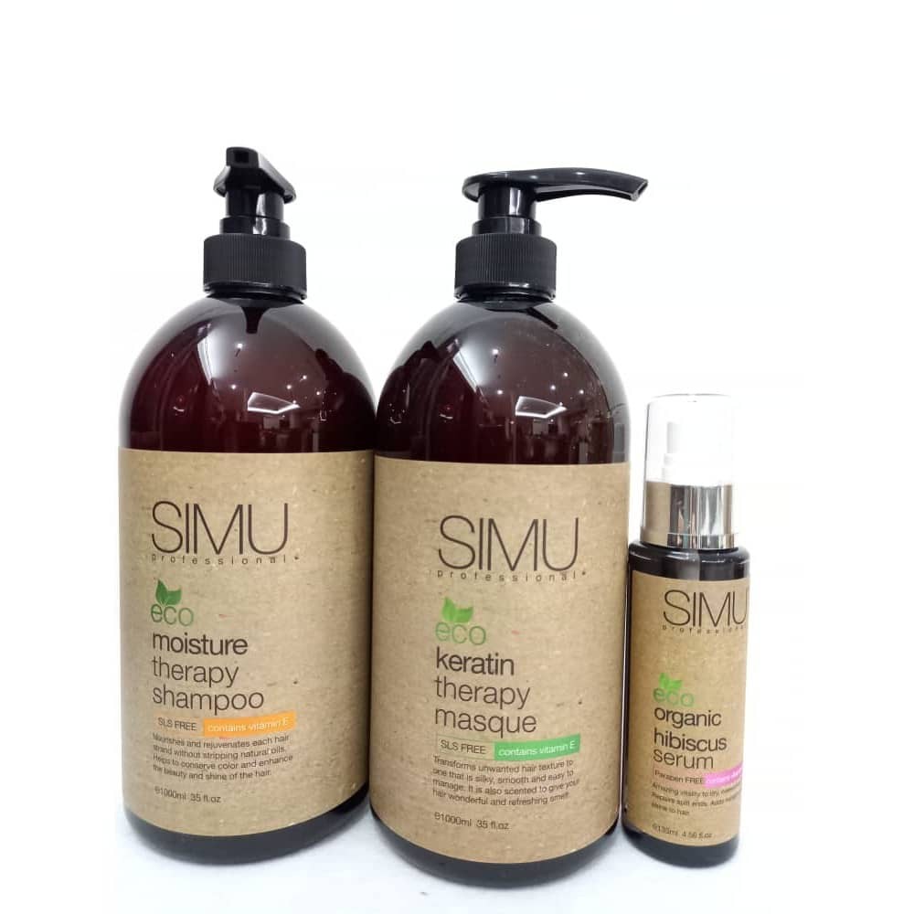 Simu Professional Salon Eco SLS Free Shampoo/Conditioner Mask 1000ml ...