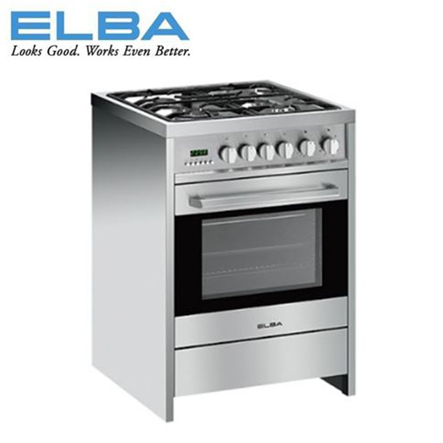 ELBA 4 Burner Professional Range Standing Cooker 56 Liter EPRC-A6456GE ...