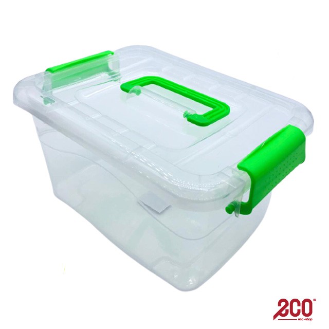 Transparent Container 25 CM x 18.5 CM-0883 / Bekas Kotak Kontena ...