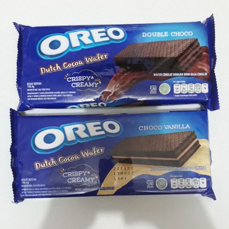 Oreo Dutch Cocoa Wafers (Double Choco And Choco Vanilla) | Shopee Malaysia