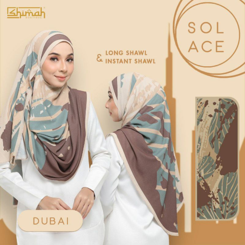 LONG & INSTANT SHAWL SOLACE | Shopee Malaysia