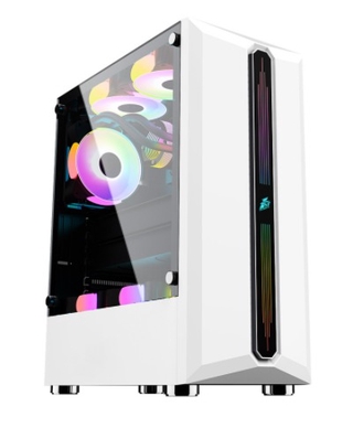 1st Player Rainbow RB-3 RGB Tempered Glass ATX Casing RB3 TG Gaming ...