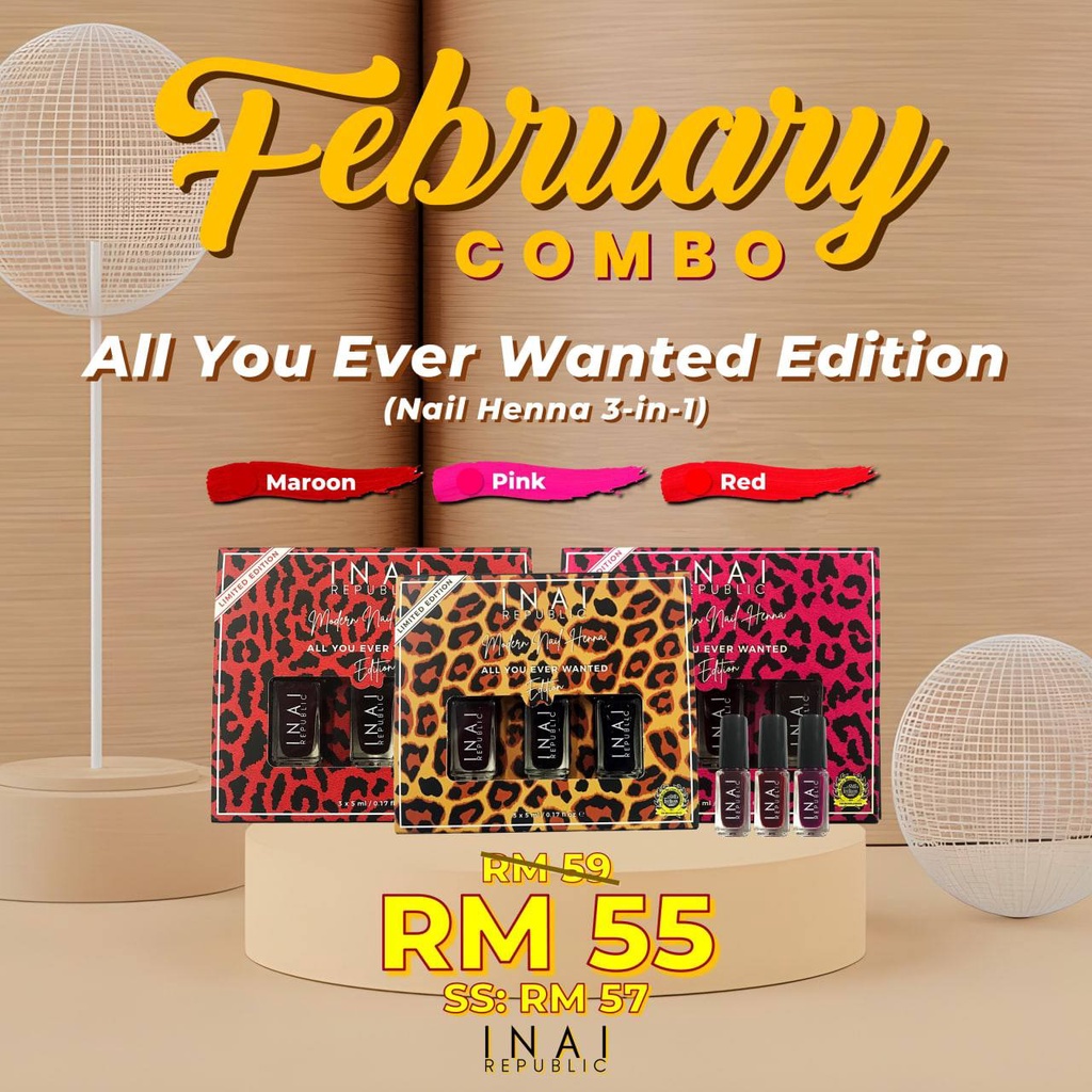 Inai 3 IN 1 | Leopard Edition | Inai Republic | Inai Viral | Inai Sah ...