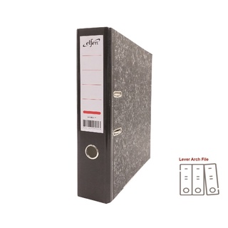 ELFEN 3” (75mm) Arch File/ Fail Kulit Kertas 3 inchi/Fail Hitam 3 inchi ...