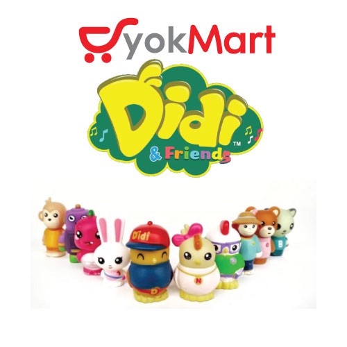 ORIGINAL! (Ready Stock) Didi And Friends Cake Topper Cake Deco Toy Set ...