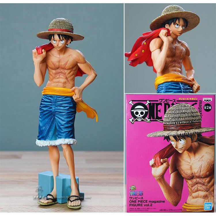 Anime One PieceMonkey D Luffy 20th Anniversary Magazine Style Big ...