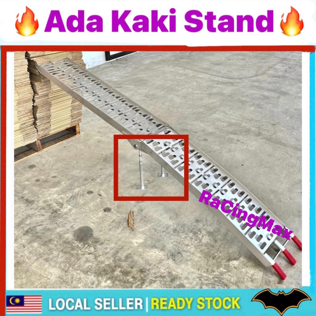 (2 IN 1) Aluminium Bike Ramp Tangga Motor Motosikal Anti Slip ...