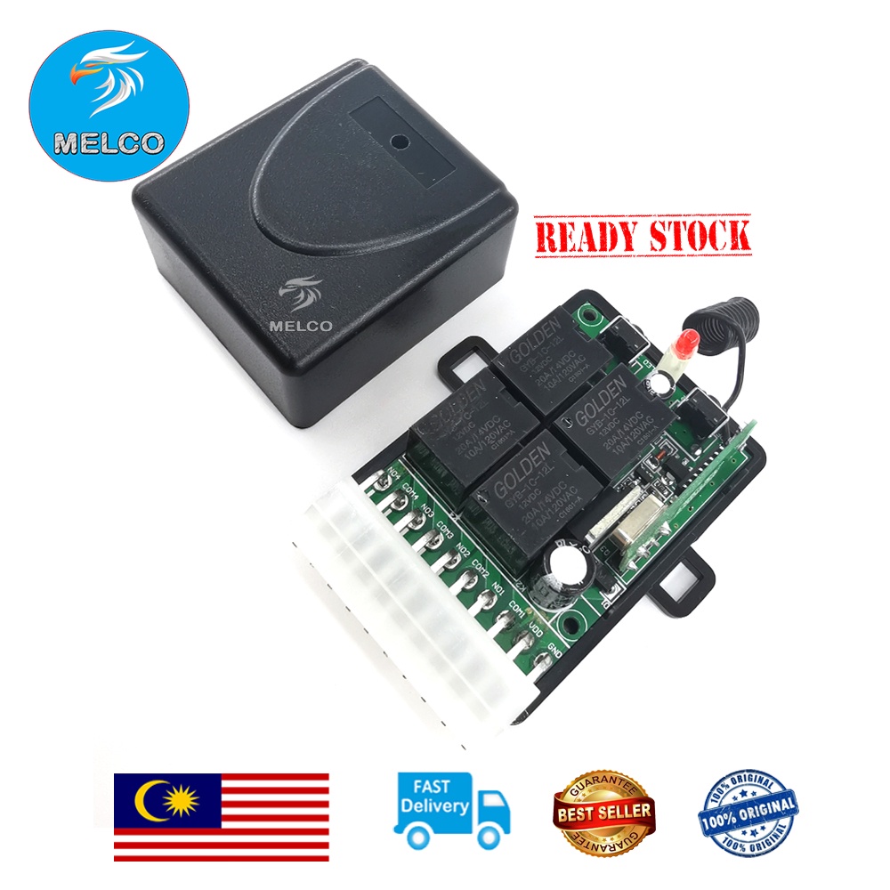 Autogate Remote Control Receiver 4 Channel Learning Code Receiver ...