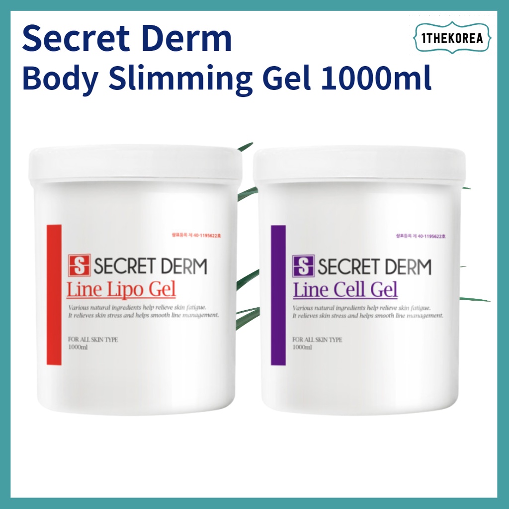 SECRET DERM Body Slimming Gel 2 type 1000ml Body Line Massage Gel for ...