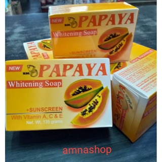 RDL PAPAYA WHITENING SOAP + SUNSCREEN 135g (SABUN BETIK) 100% ORIGINAL ...