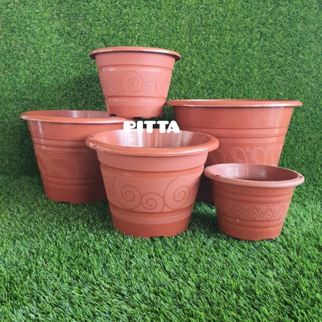 BABA TN-3467-A/3468-B/3469-B/3470-A/3471-A Pot Brown | Shopee Malaysia