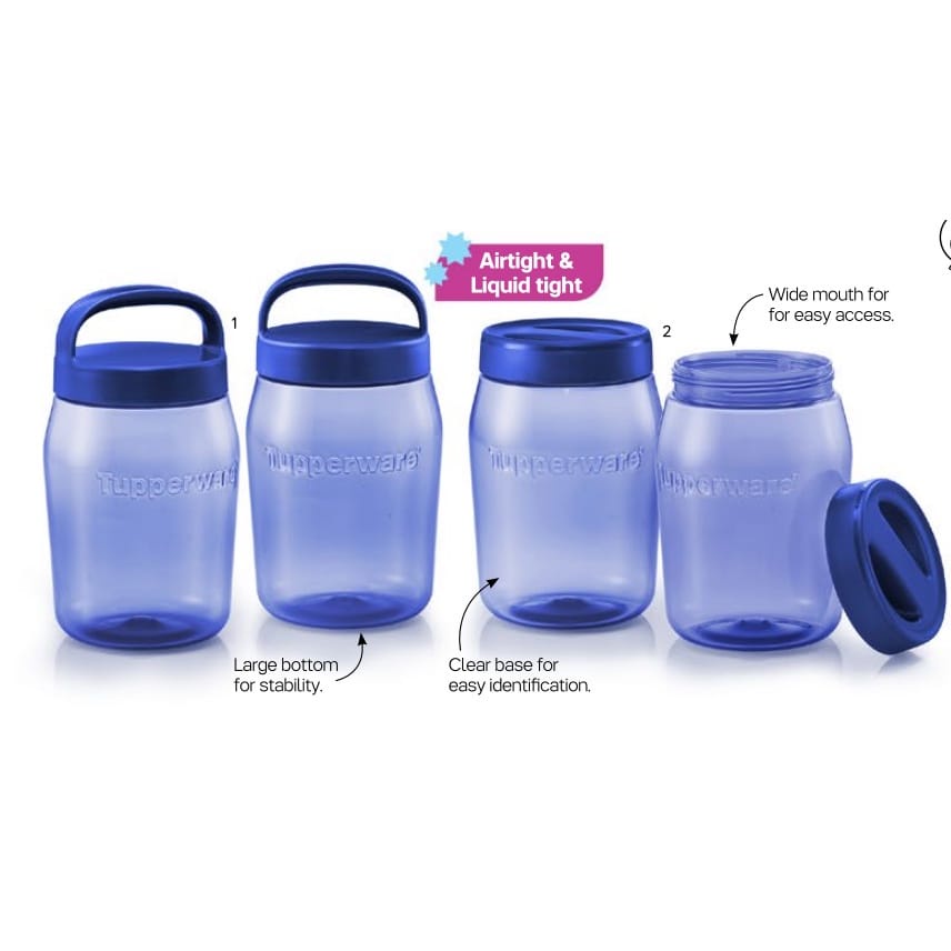 Tupperware Universal Jar 3.0L/1.5 L (1pcs), Air tight, kedap udara ...