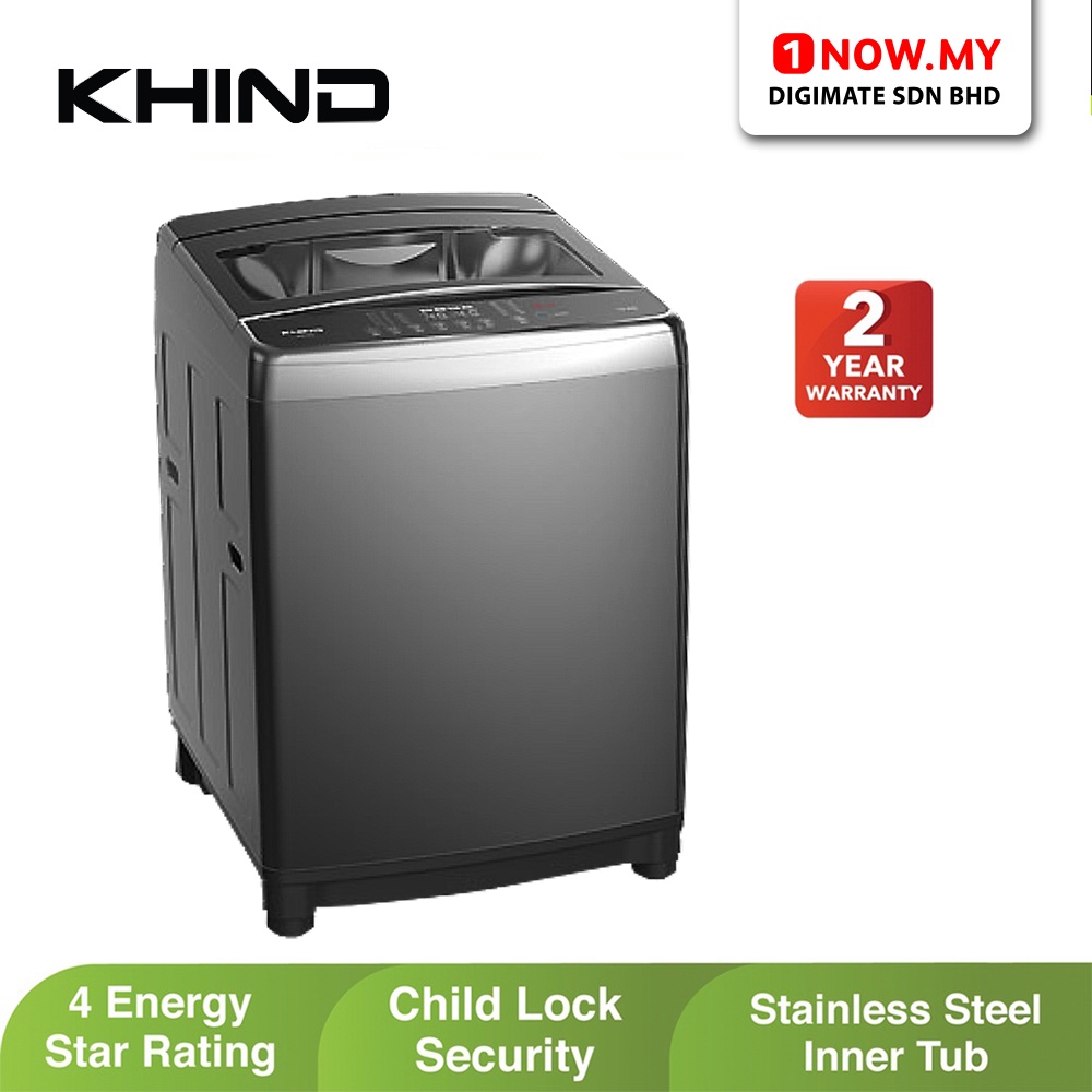 KHIND 12kg Fully Auto Washing Machine WM120A | Shopee Malaysia