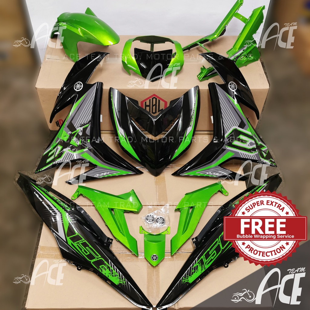 [NEW] Coverset Y15 V1 V2 Exciter Thai Green Ysuku Y15V1 Y15V2 Yamaha ...