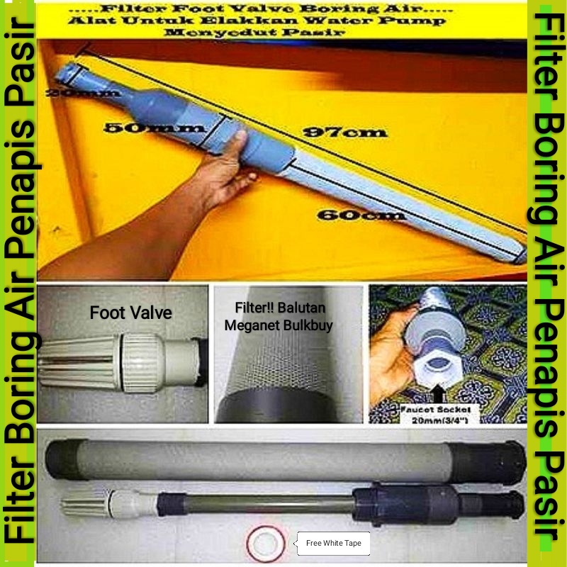 Filter Foot Valve Boring Air / Penapis Air Dalam Boring / Penapis Air Tidak Berpasir / Mengawal ...