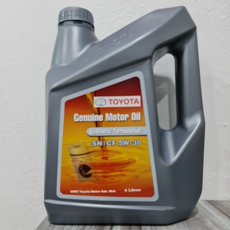 TOYOTA 5W30 4L SEMI SN/CF 5W-30 | Shopee Malaysia