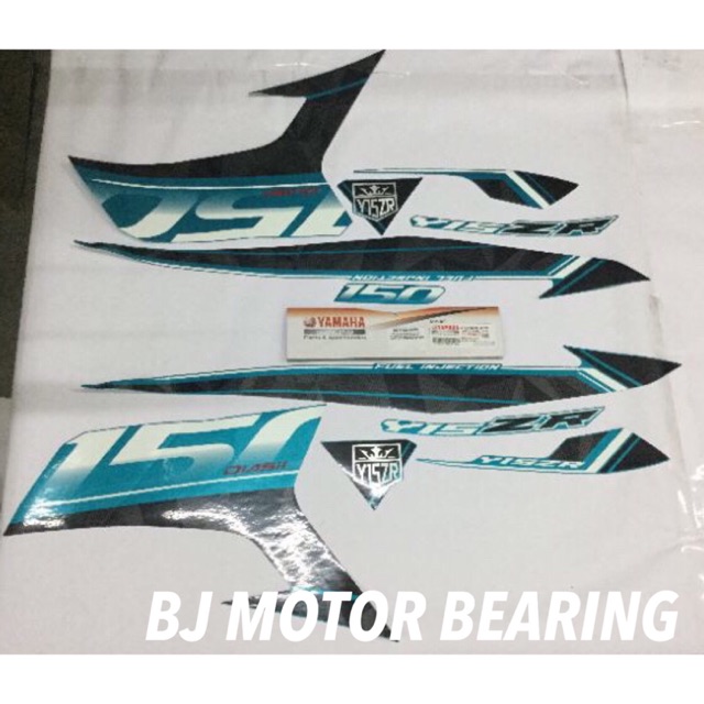 YAMAHA Y15 Y15Z Y15ZR V2 STICKER SET GRAPHIC SET 100% HLY ORIGINAL ...