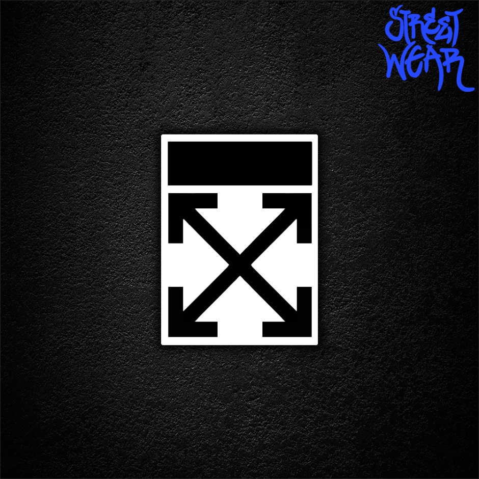 OFF-WHITE - Premium Fan-made Sticker (STREETWEAR series) | Shopee Malaysia