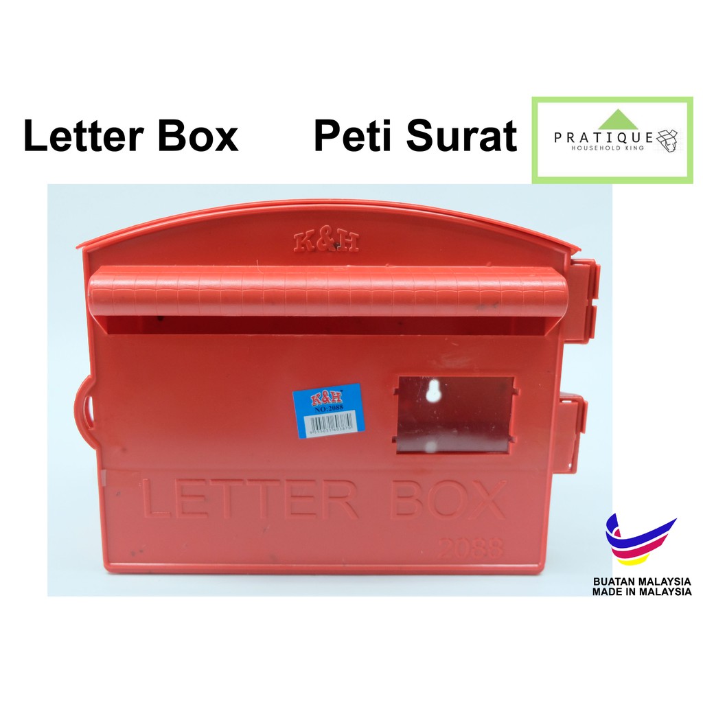 PVC Post Letter Box/ Plastic Mail Box/ Peti Surat Plastik/ Mailbox ...
