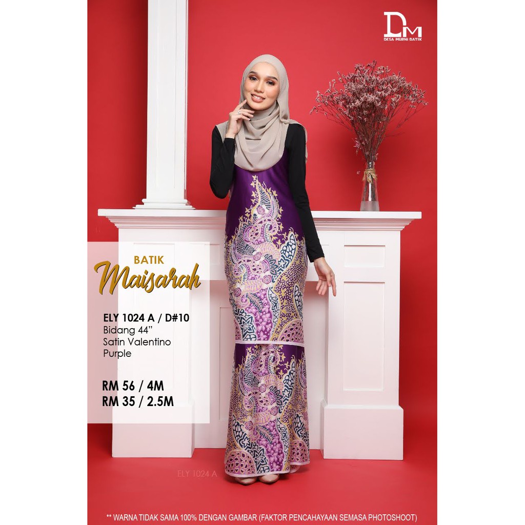 Batik Viral Maisarah (Satin Valentino) | Shopee Malaysia