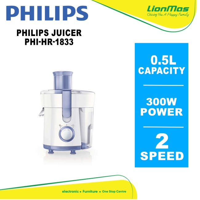 Philips Collection Juicer HR-1833 / HR-1811 | Shopee Malaysia