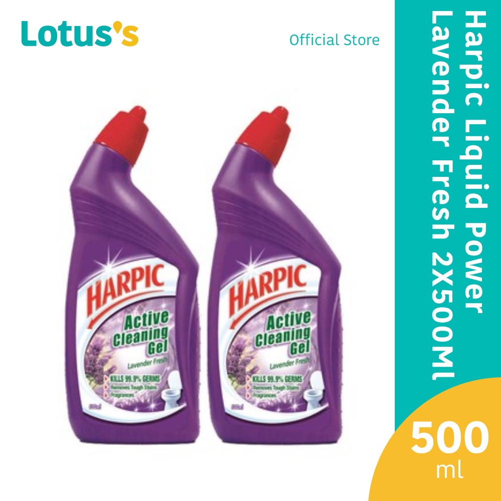Harpic Liquid Power Lavender Fresh (2 x 500ml) | Shopee Malaysia