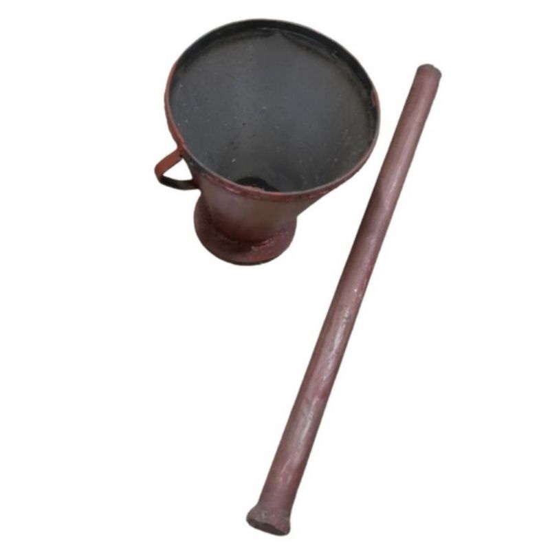 Lesung Besi/Penumbuk Gresik/Lesong besi tradisional | Shopee Malaysia