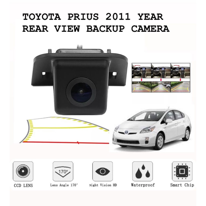 TOYOTA PRIUS 2011 YEAR REAR CAR VIEW REVERSE BACKUP CAMERA SUPER WIDE ...