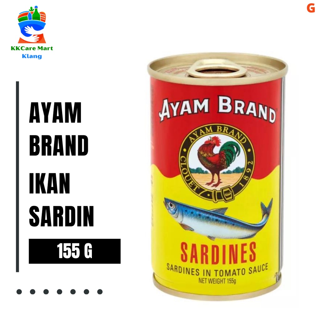 Ayam Brand - Ikan Sardin in Tomato Sauce 155g | Shopee Malaysia