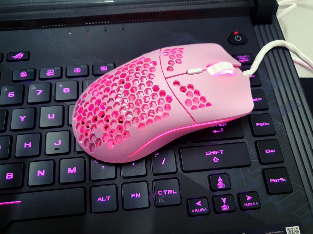 Glorious Model O Pink / Model O Minus Pink RGB Gaming Mouse | Shopee ...