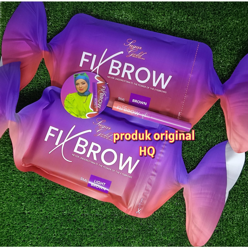 Fix Brow sugar gold original dri hq eyebrow | Shopee Malaysia